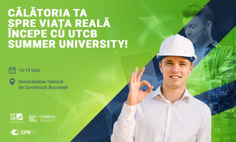 UTCB lansează înscrierile pentru cea de-a II-a ediție a Școlii de Vară ...